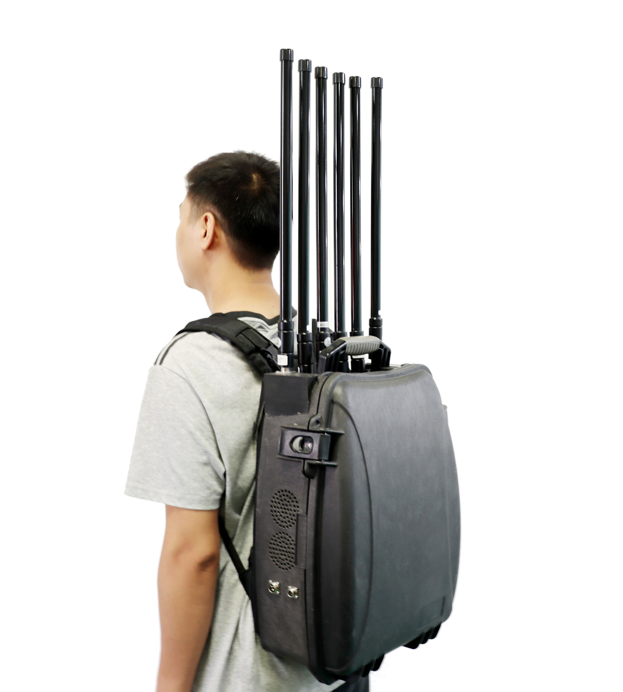 6 Channels 150w High Power Manpack Uavs 2.4g Gps 5.8g 433 Anti Drone Jammer - Buy China ...