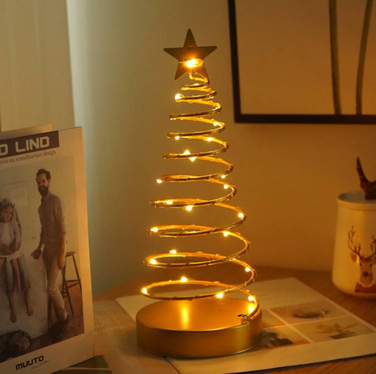 Led String Star Crystal Diamonds Light Table Lamp Decor Tree ...