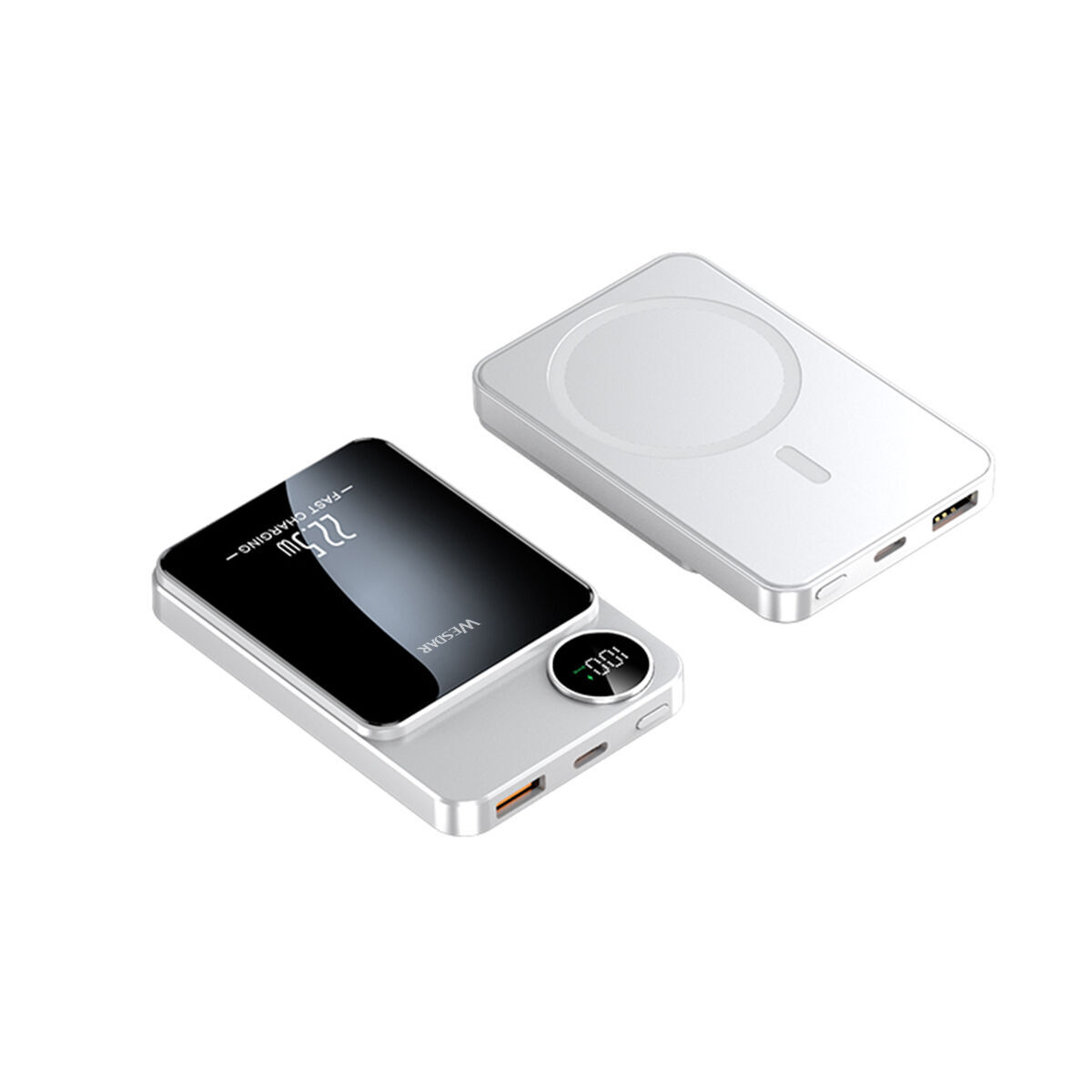 Portable Wireless Charger Magnetic Power Bank Slim 10000mah 22.5w Pd ...