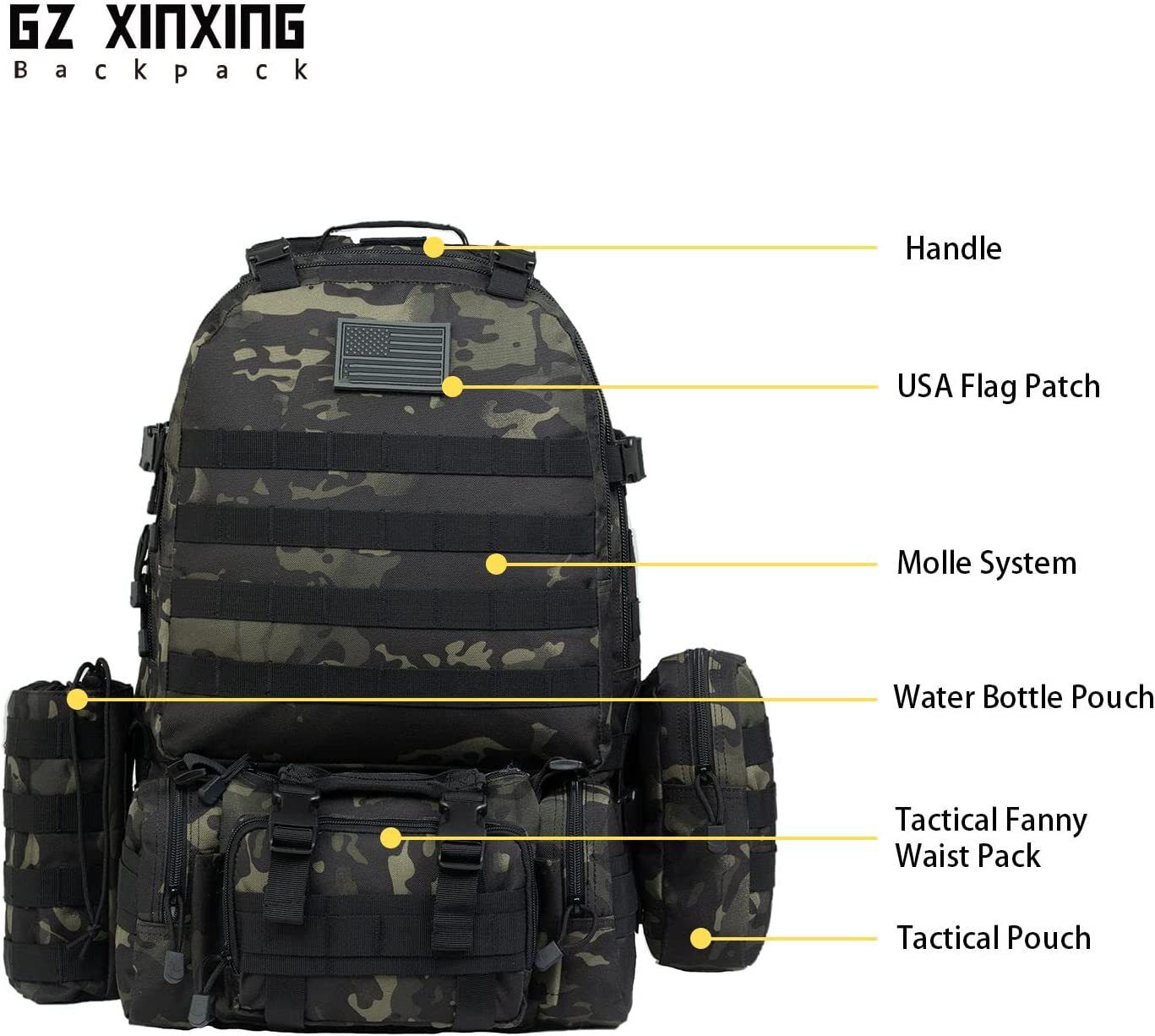 Buy Wholesale China Wholesale Tactical Backpack Expansion 60l ...