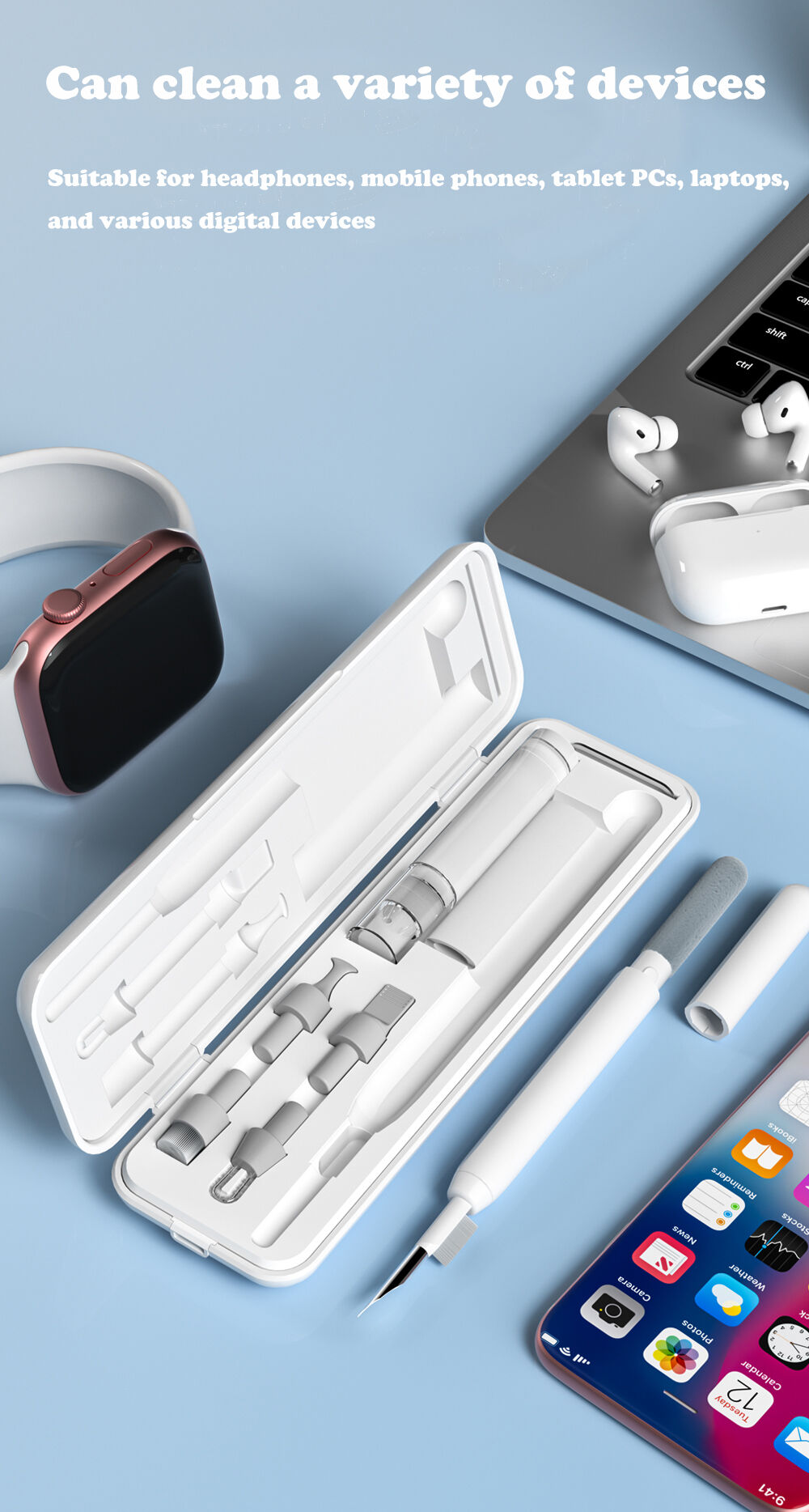 Buy Wholesale China New Upgrade 11 In 1 Headphone Cleaning Brush Kits ...