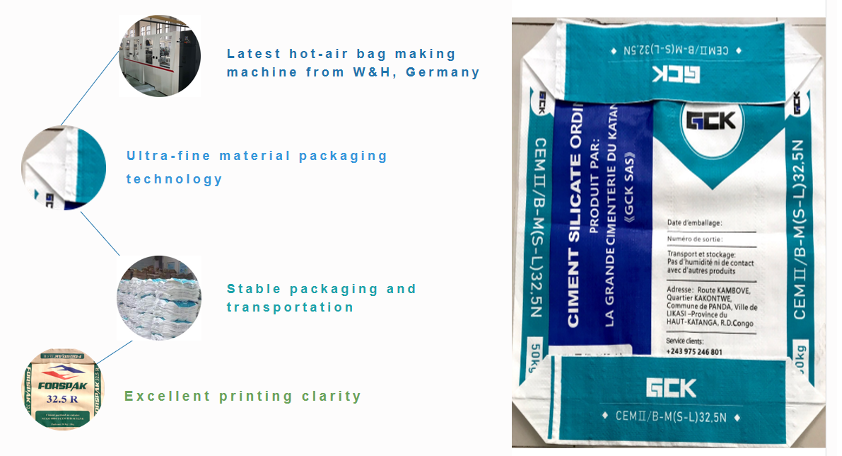 Achetez en gros Ventes Chaudes Pp Sac De Ciment Tissé En Plastique Pour ...