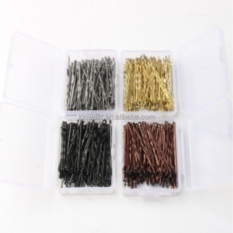 100pcs/box U Shaped Hair Pins Black Hair Pins Premium Bobby Pins For ...