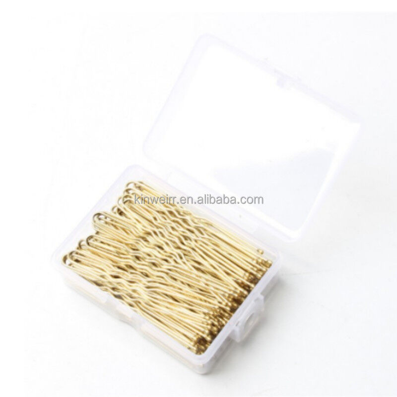 100pcs/box U Shaped Hair Pins Black Hair Pins Premium Bobby Pins For ...