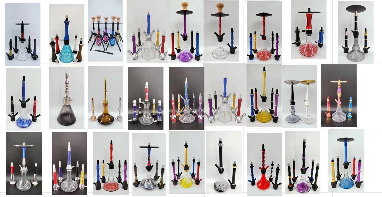 Buy Wholesale China Rectangle Acrylic Shisha With Led Light Portable ...