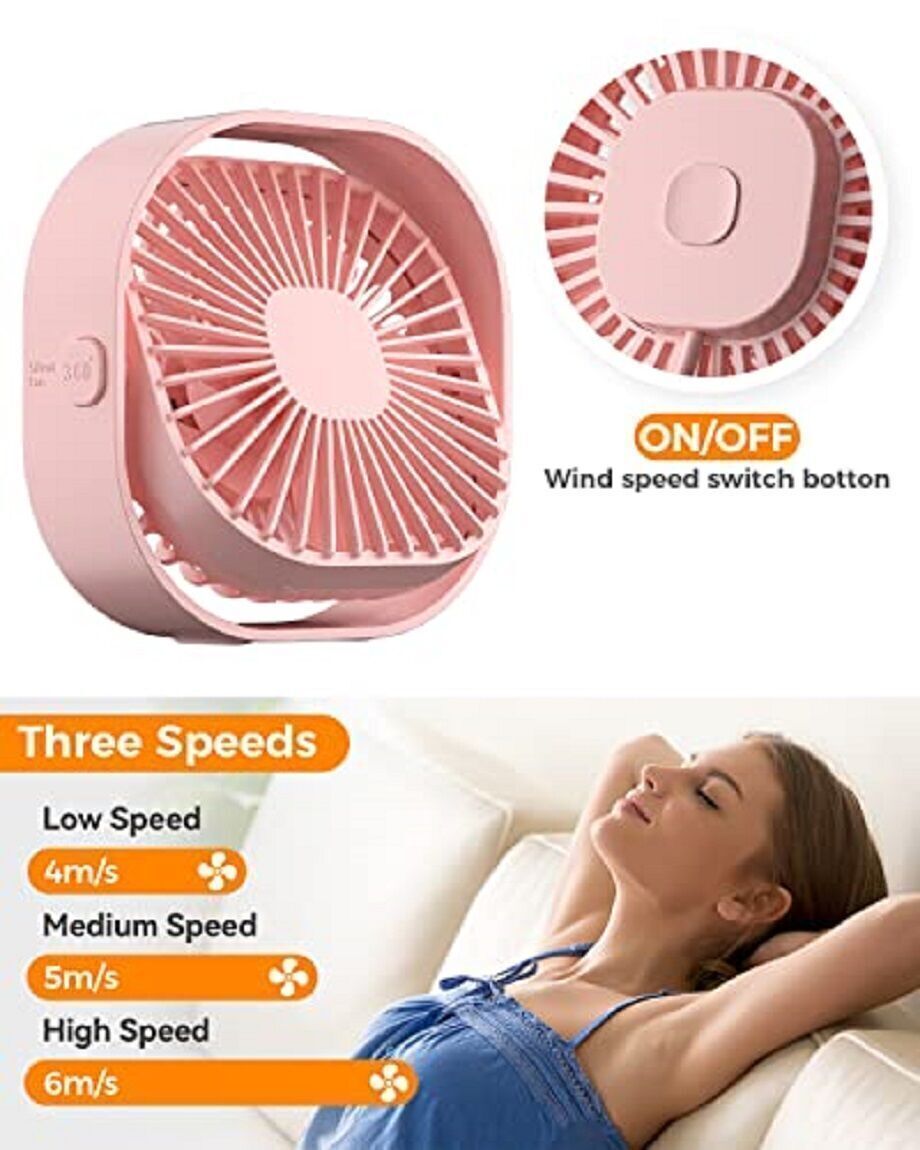 Buy Wholesale China Mini Usb Fan 360 Degree Rotatable Usb Portable ...