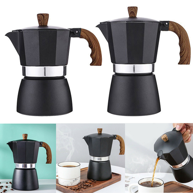 Buy China Wholesale Coffee Tools 3 6 Cups Black Espresso Coffee Maker ...