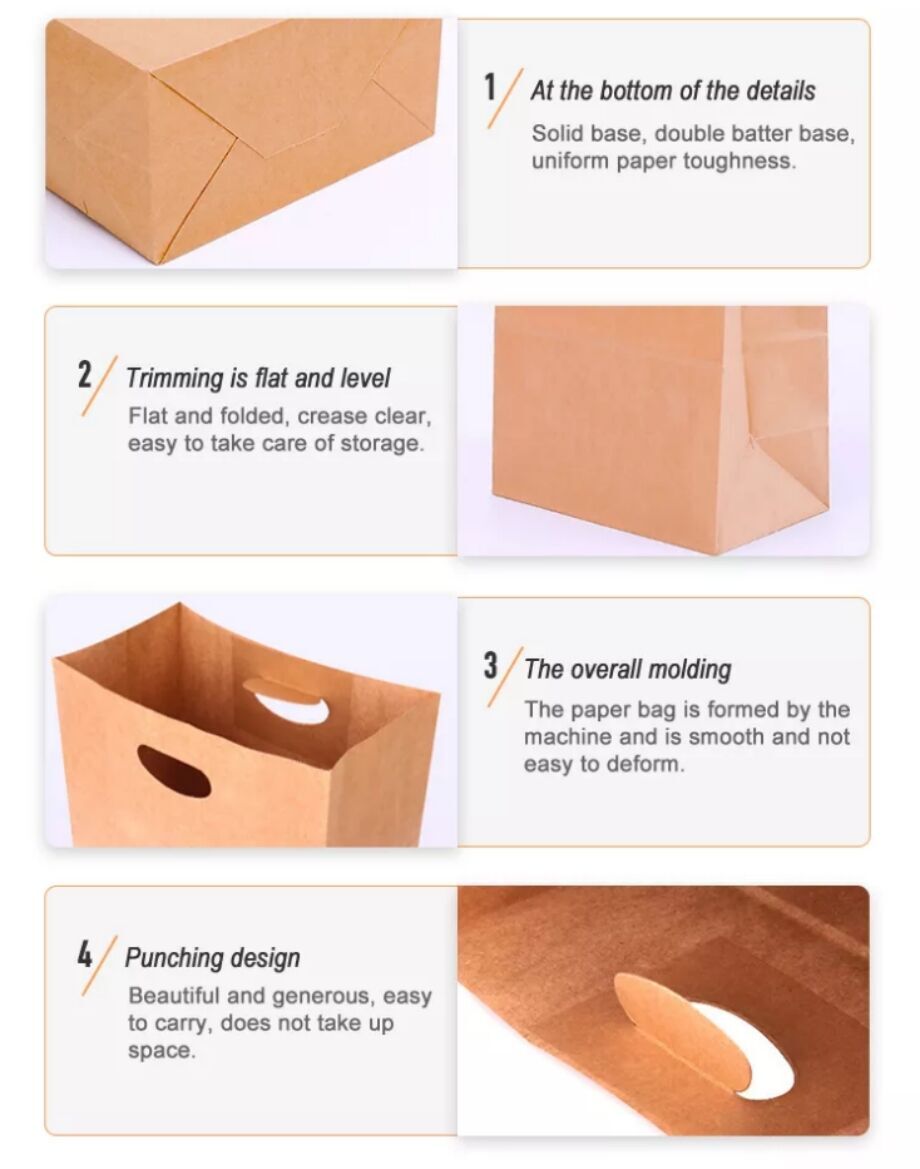 Buy Wholesale China Good Quality Reusable Ktaft Paper Pouches Shopping ...