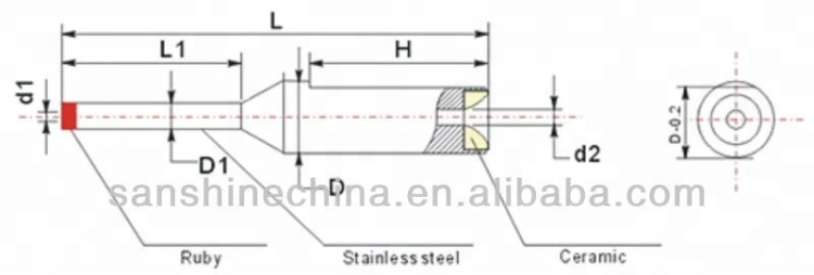 Tungsten Carbide Transformer Coil Winding Nozzle $1 - Wholesale China ...