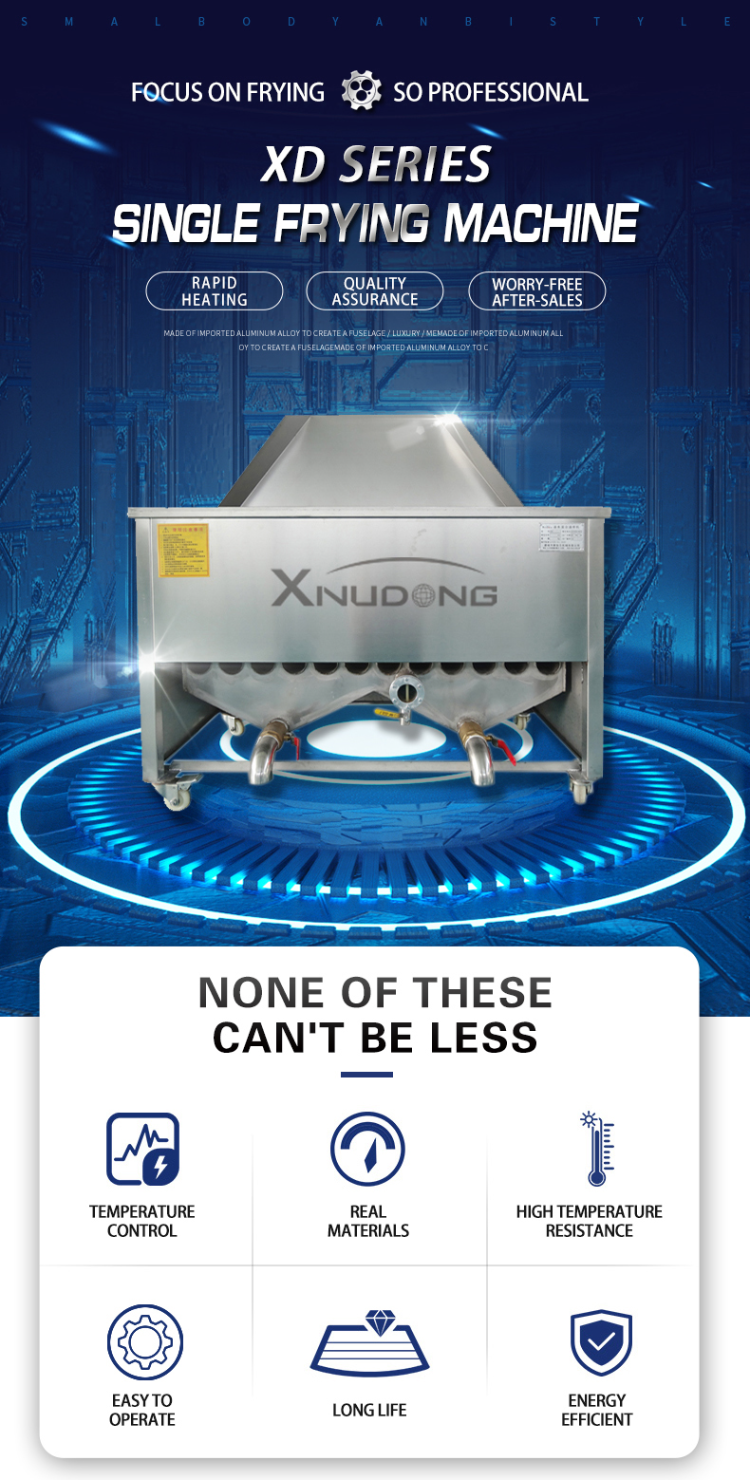 Tca Automatic Batch Frying Machine French Fries Potato Chips Frying Machine Commercial Deep ...