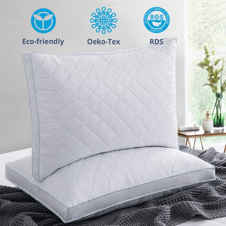 Customized Newest Design Feathers And Down Blend Pillow Soft And ...