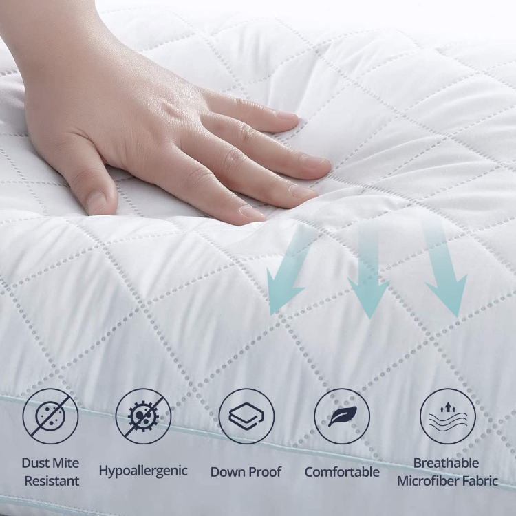 Customized Newest Design Feathers And Down Blend Pillow Soft And ...