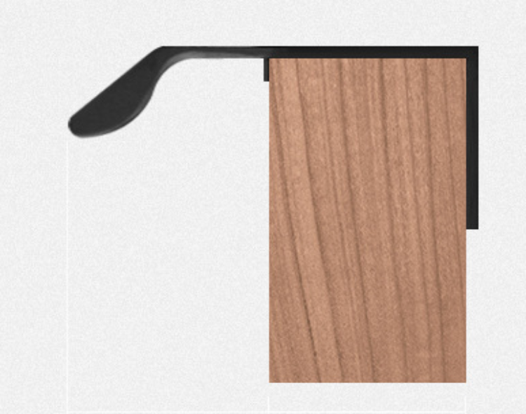 Kitchen Cabinet Hardware Aluminium Profile Pull Chrome Plate Edge ...