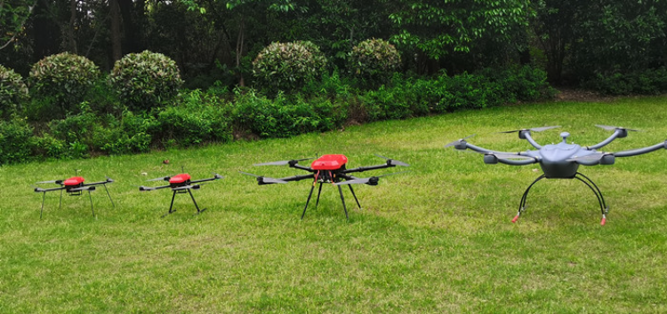 M690b Carbon Fiber Drone Frame With Landing Gear And Battery Box Pack For Fire Security Monitor ...