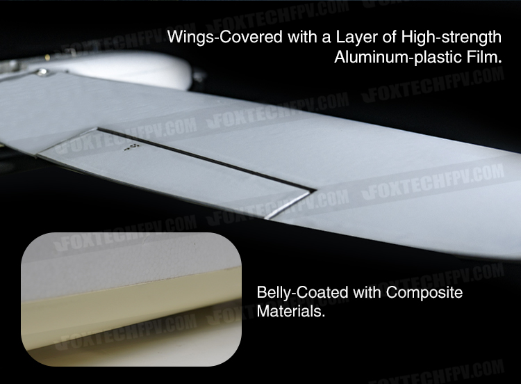 Foxtech Loong 2160 Fixed Wing Vtol Uav Drone Frame For Mapping And ...