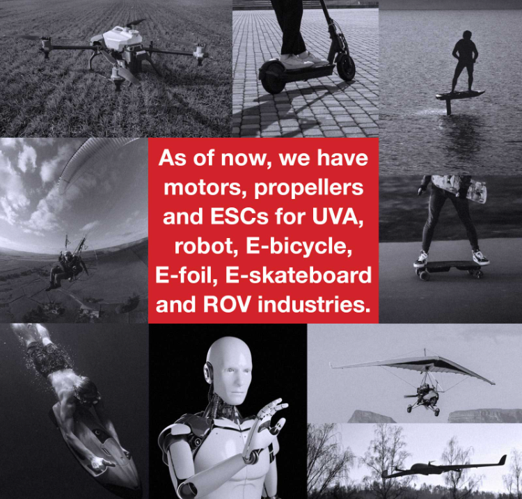 Uva Drone Manned Drone Propulsion System With 120100 61kg Thrust Bldc ...