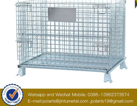 Buy Wholesale China Welded Galvanized Collapsible Stackable Storage ...