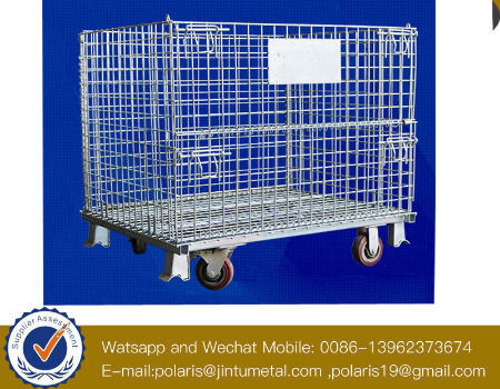 Buy Wholesale China Welded Galvanized Collapsible Stackable Storage ...