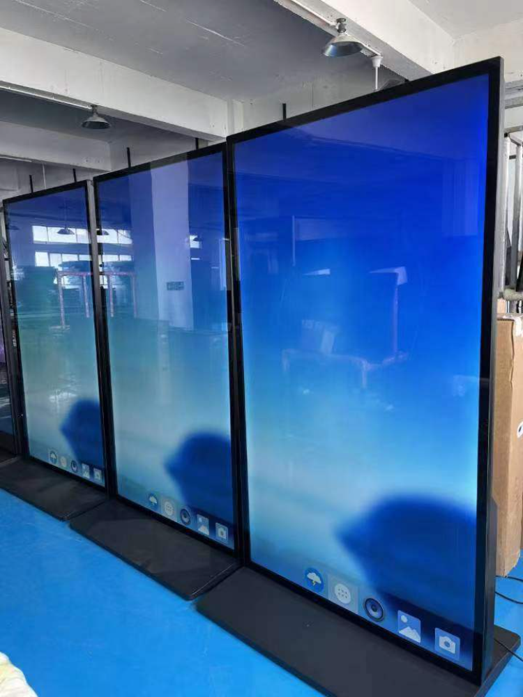 85 Inch Cms Software Indoor Ir Touch Screen Floor Standing Advertising ...