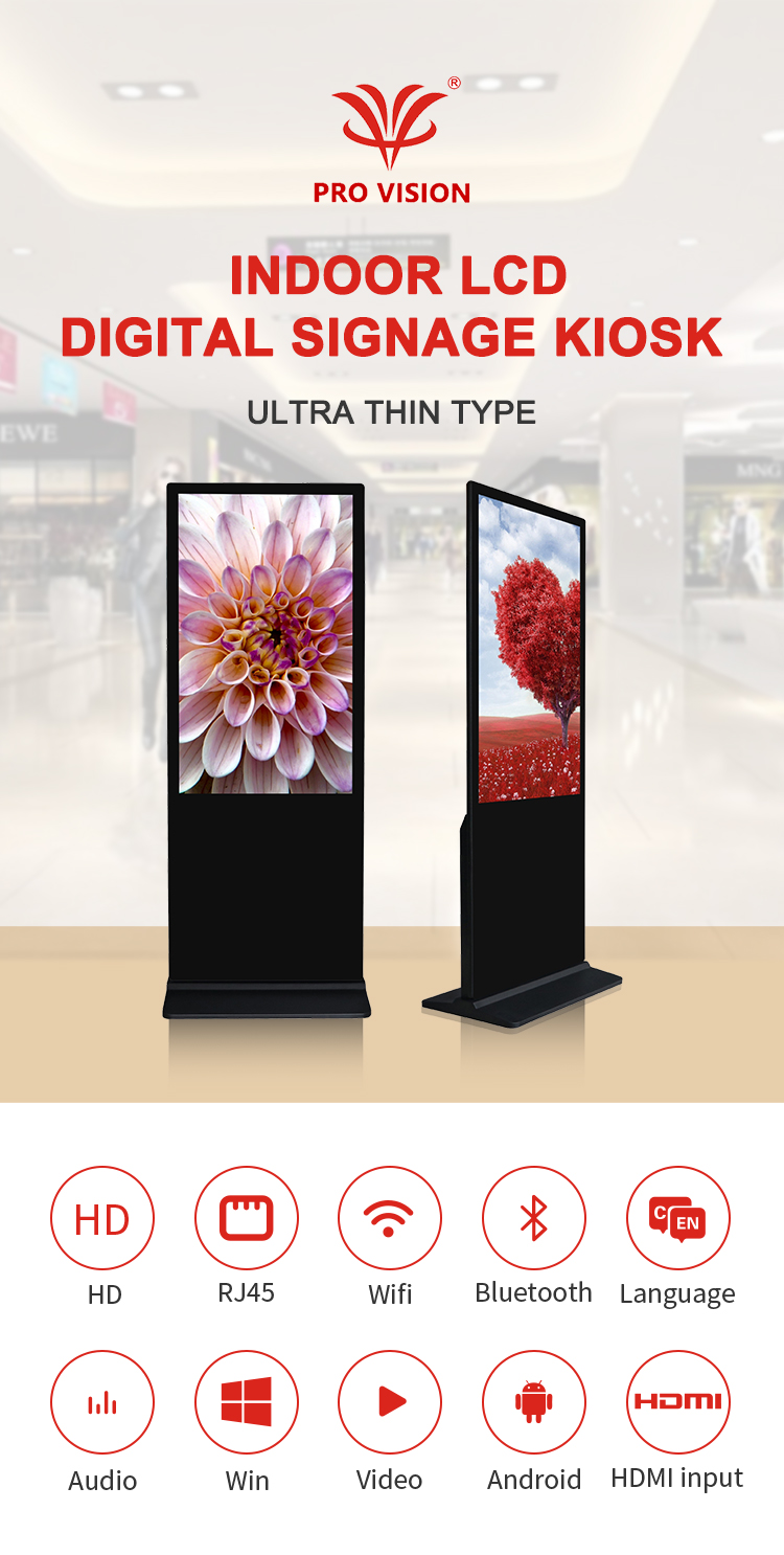 Buy China Wholesale 75" 98" 55 Inch Indoor Touch Screen Advertising ...