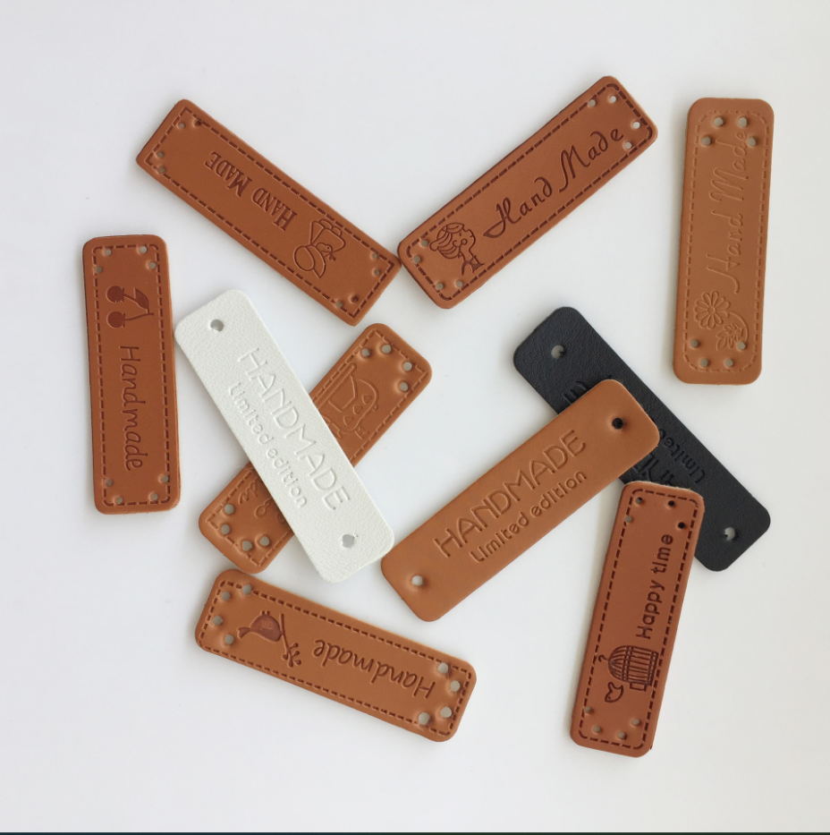 Buy Wholesale China Oem Design Retro Fashion Textured Leather Label ...