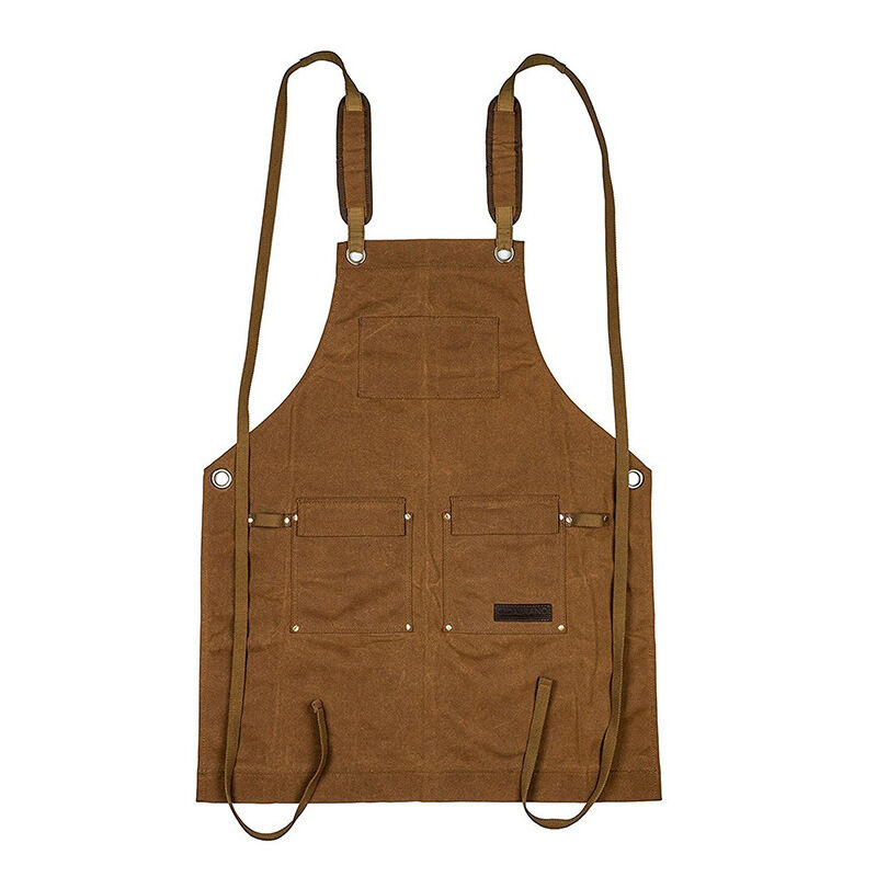 Tool Apron Thick Canvas Woodworker Electrician Garden Overalls Apron ...