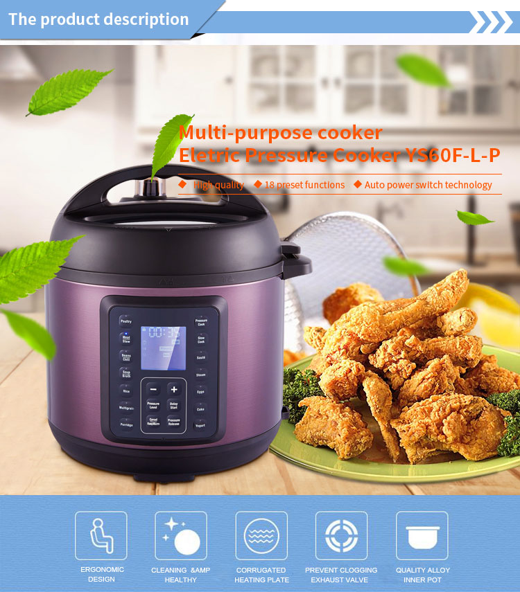 9 In 1 Programmable Auto Release Multi Function 6 L Stainless Steel ...