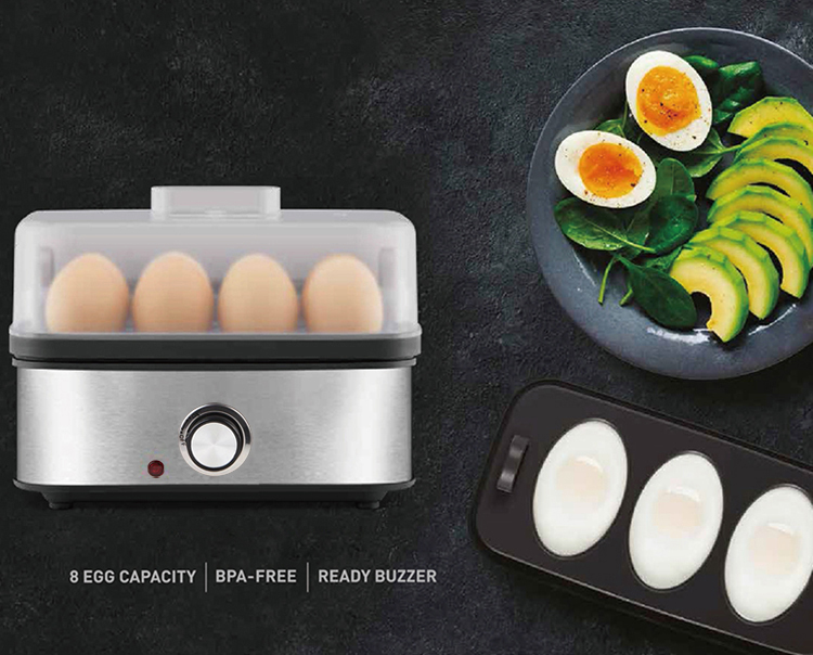 Xj-12813 Egg Poacher Pan Electric Egg Cooker Electric Egg Boiler With ...