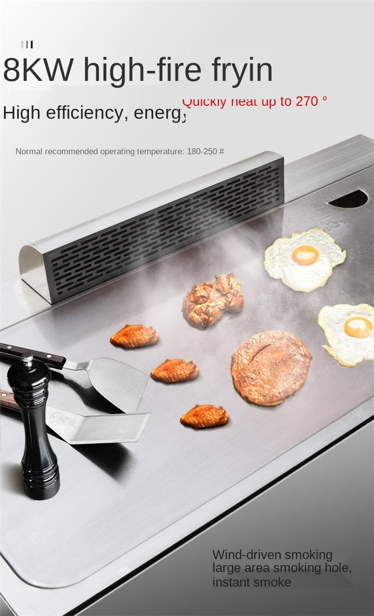 Customize Restaurant Commercial Stainless Steel Japanese Flat Top ...