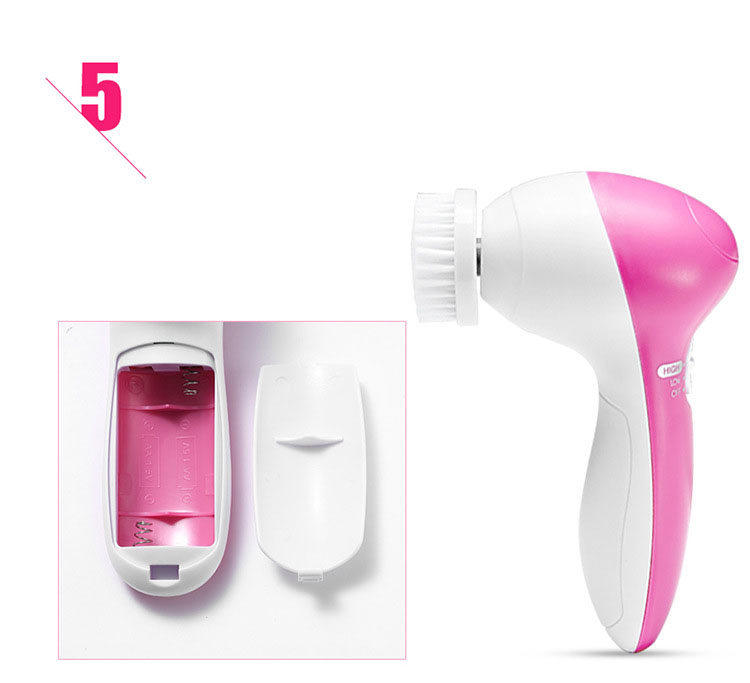 Buy Wholesale China Multi-function 5 Head Electric Massage Face Brush ...