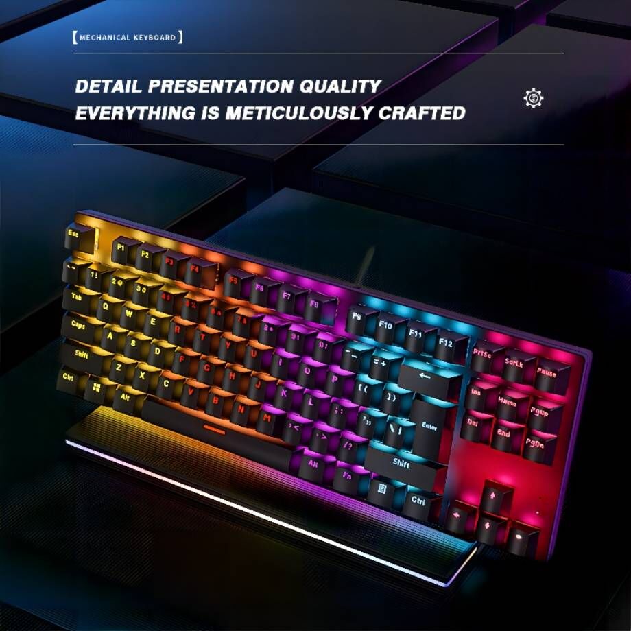 Factory Odm Oem Supplier Wired Mechanical Keyboard Rgb Light - Expore ...