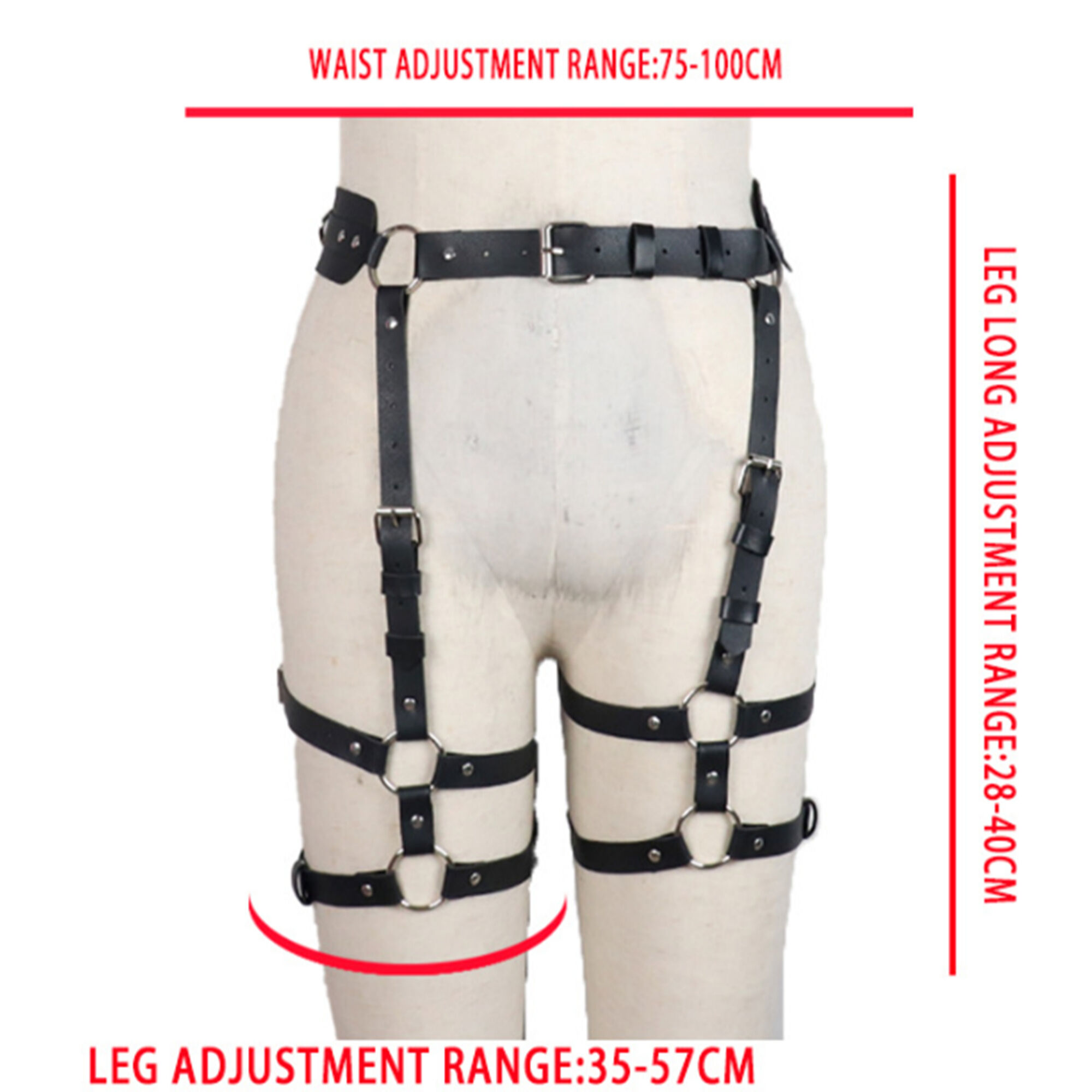 Sexy Toys Sm Leather Bandage Clothing Set Alternative Dress Nightclub ...