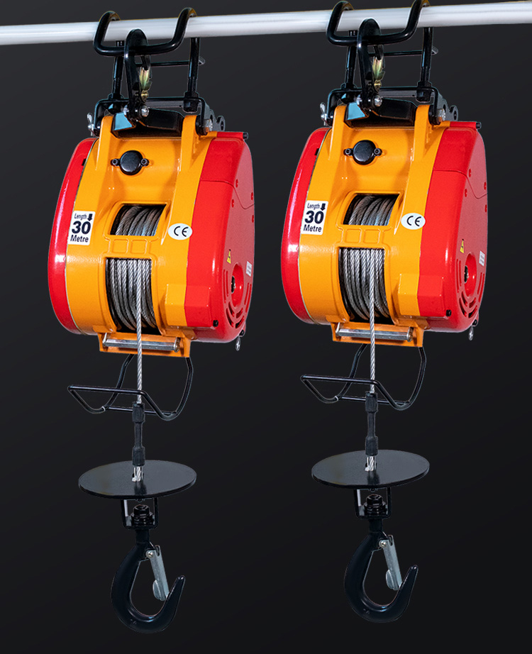 Buy Wholesale China Portable Wire Rope Winch Hoist 160kg Single-hole ...