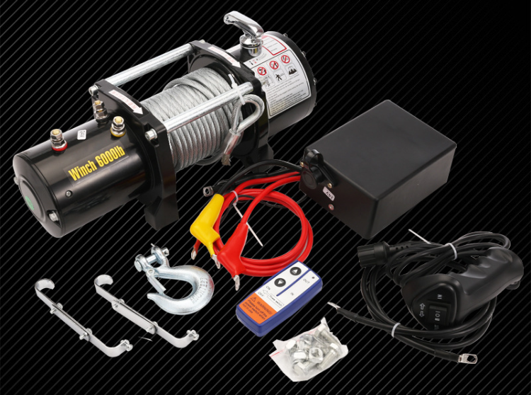 Factory Sale Dc 12v/24v Electric Winch 2000-20000lbs Off Road Car Winch ...