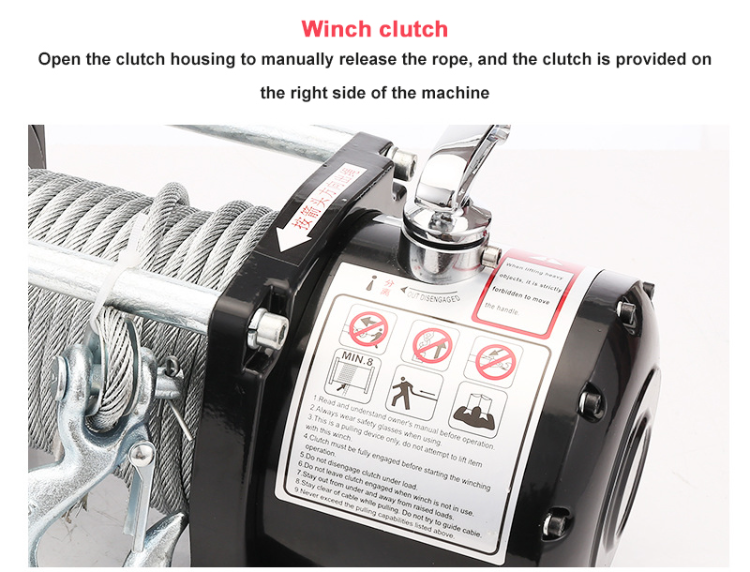 Factory Sale Dc 12v/24v Electric Winch 2000-20000lbs Off Road Car Winch ...