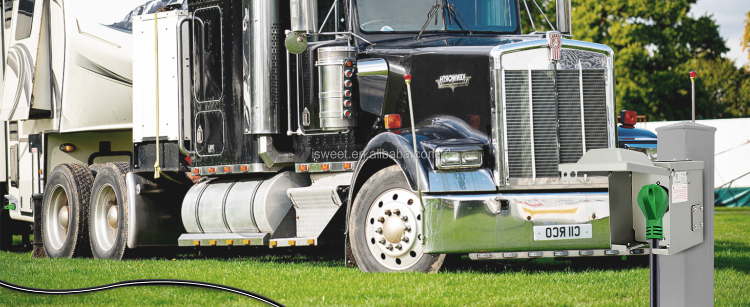 50 Amp 125/250 Volt Rv/ev Power Outlet Box, Enclosed Lockable ...