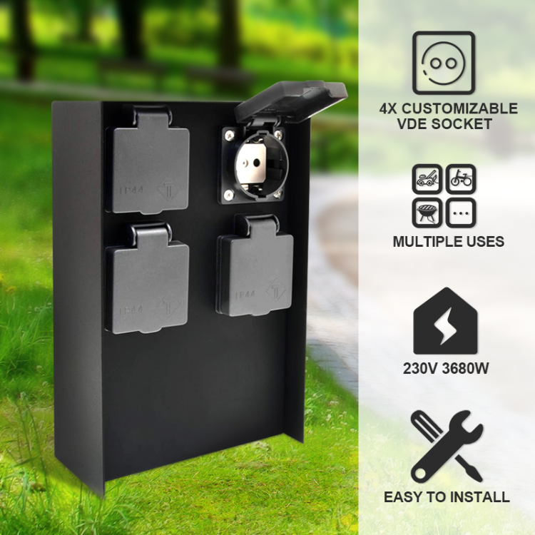 Bulk Buy China Wholesale Howlighting Bbq 4 Ways Sockets Power Column ...