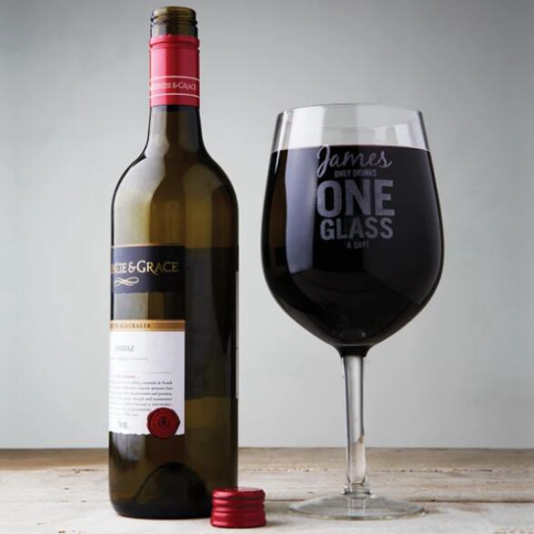 Hotsale Custom Etched Engraved Logo Giant Wine Glass, Long Stem Wine ...