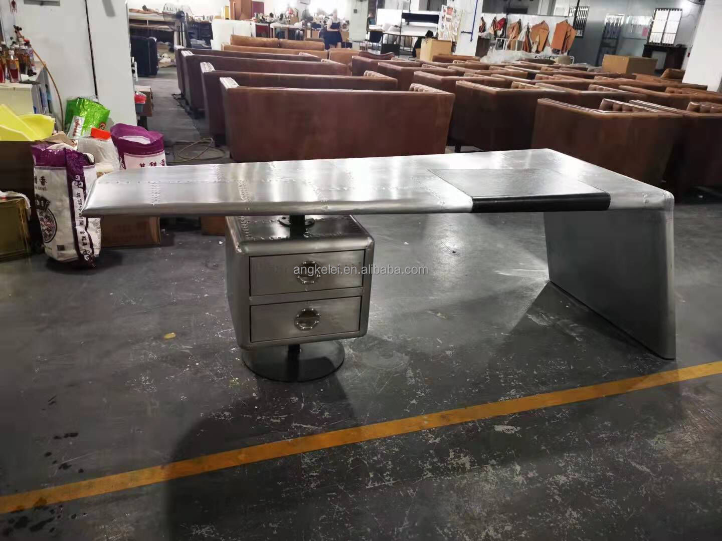 Buy Wholesale China Custom Aviation Furniture Metal Aluminium Table ...