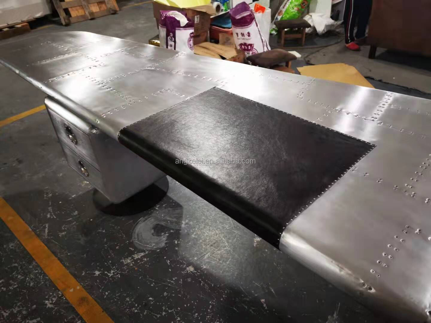 Buy Wholesale China Custom Aviation Furniture Metal Aluminium Table ...