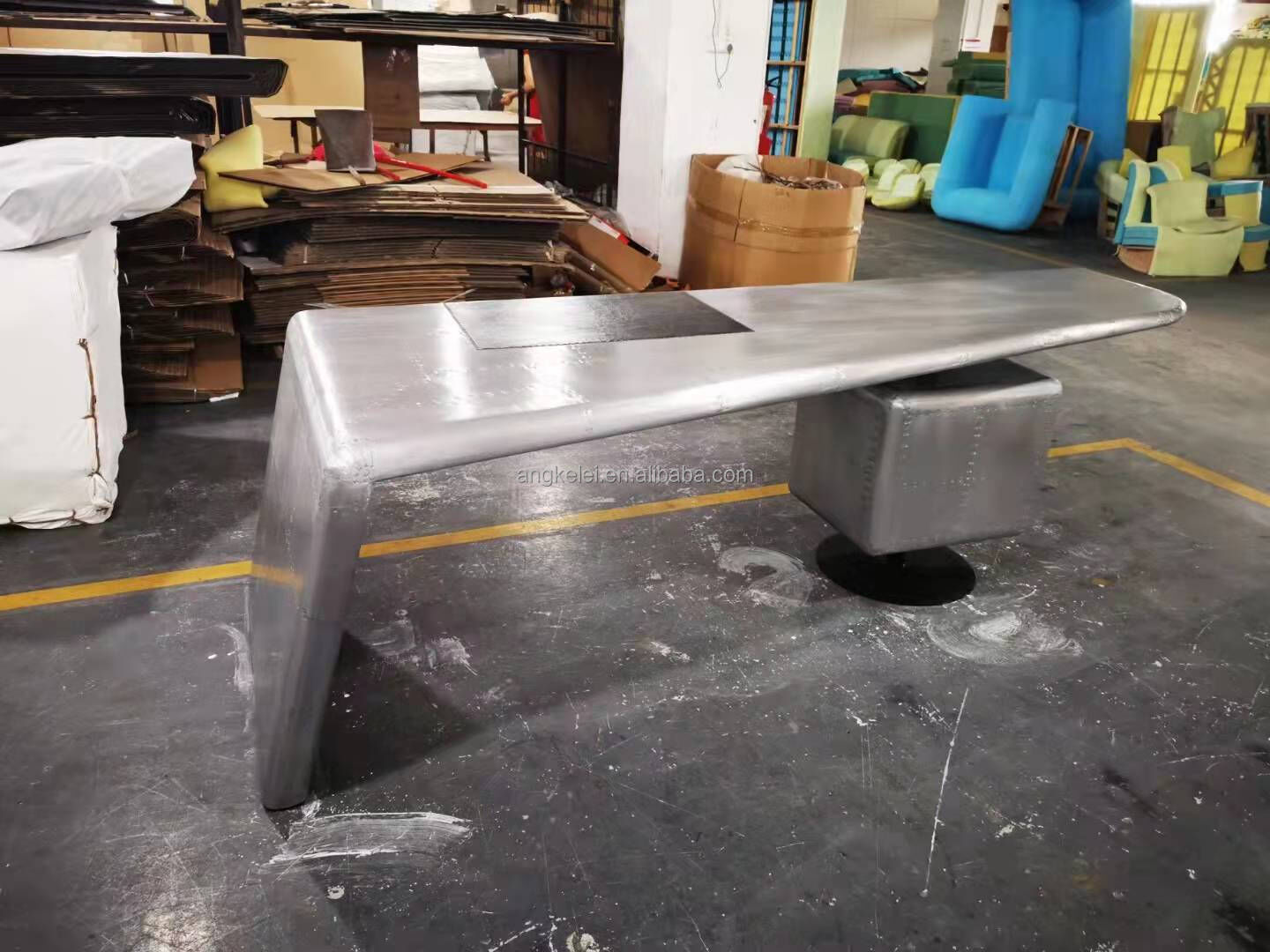 Buy Wholesale China Custom Aviation Furniture Metal Aluminium Table ...