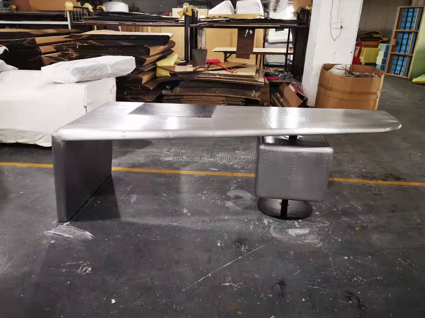 Buy Wholesale China Custom Aviation Furniture Metal Aluminium Table ...