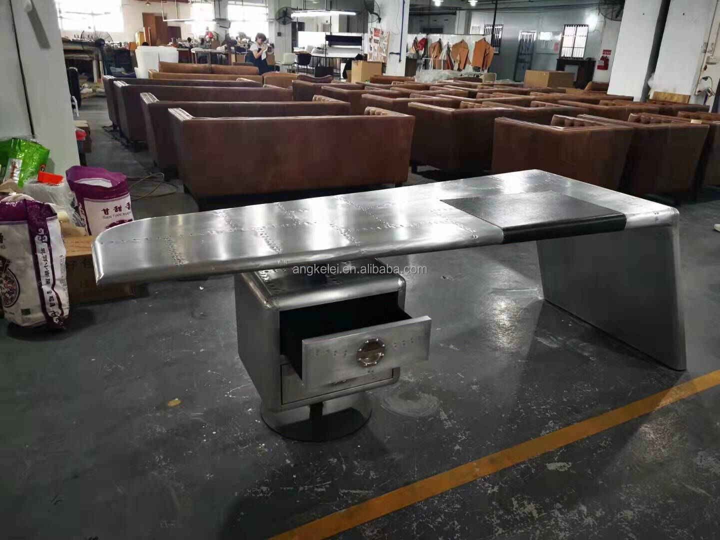 Buy Wholesale China Custom Aviation Furniture Metal Aluminium Table ...