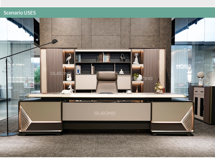 New Aluminium Alloy Welt Luxury Executive Office Table Design Office ...