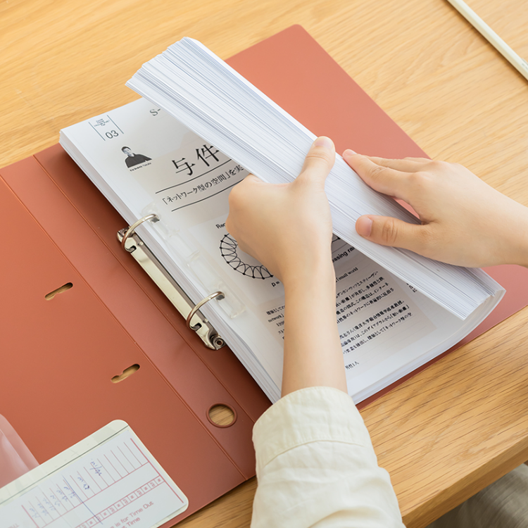 Buy Wholesale China 6 Colors Classic A4 Document Folder 2 Rings ...