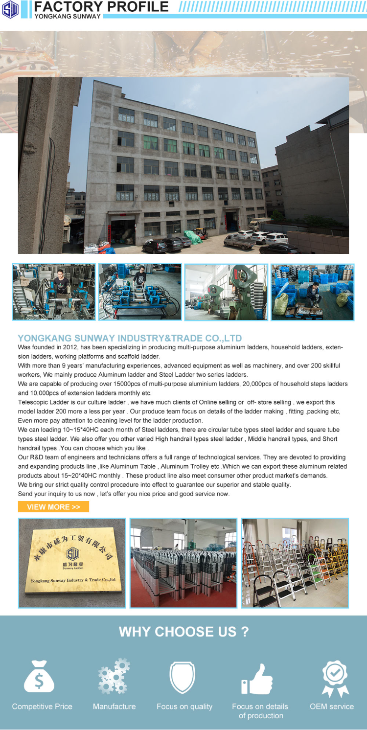 En131 Red And Yellow Frp Ladder Aluminum And Fiberglass Extension ...