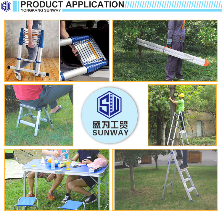 En131 Red And Yellow Frp Ladder Aluminum And Fiberglass Extension ...