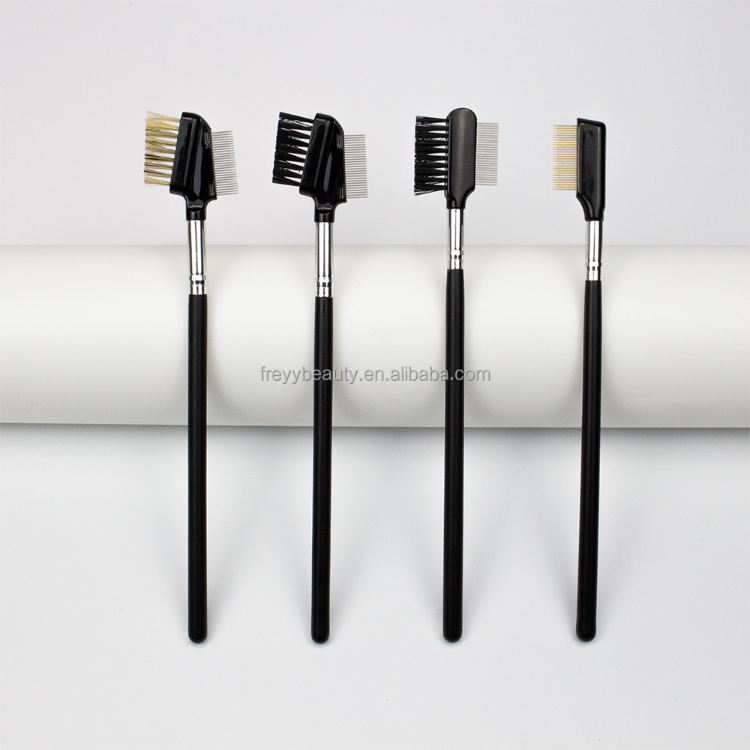 Duo-end Eyebrow Brush, Eyebrow Brush Eyelash Comb And Eye Shadow Brush ...