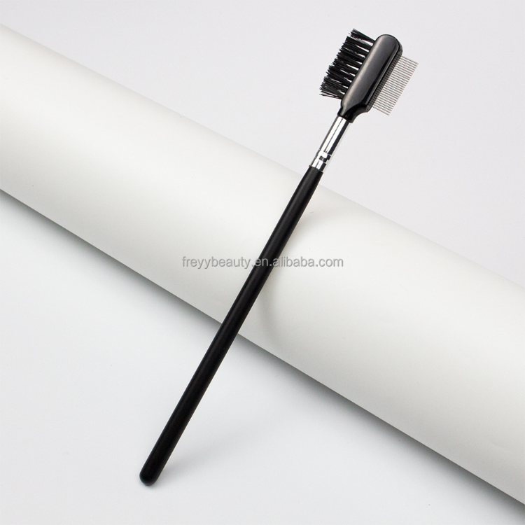 Duo-end Eyebrow Brush, Eyebrow Brush Eyelash Comb And Eye Shadow Brush ...