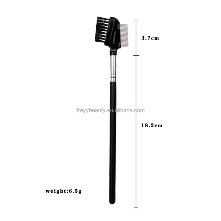 Duo-end Eyebrow Brush, Eyebrow Brush Eyelash Comb And Eye Shadow Brush ...